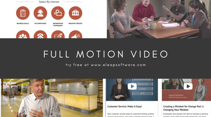 Full Motion HD Videos - Training Courses Meant to Engage and Excite ...