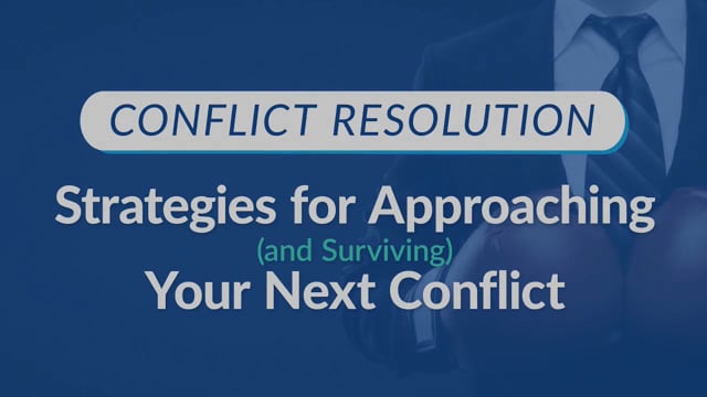 Conflict Resolution - How to resolve workplace conflicts