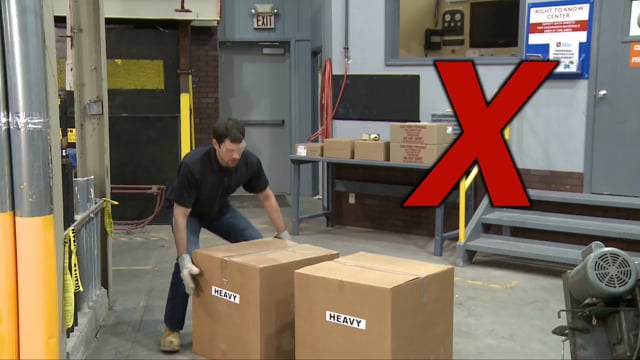 Training courses recommended for Warehouse workplace