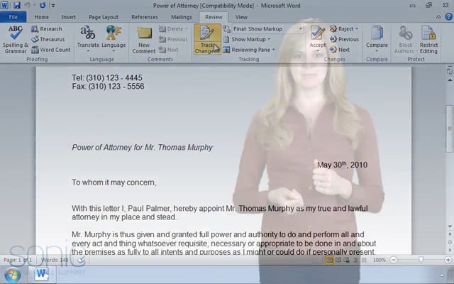 Microsoft Word 2010: Securing a Document | Microsoft Word Videos