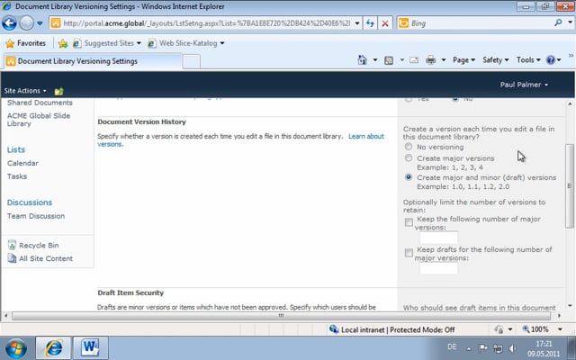 Microsoft Word 2010: Managing Document Versions | Microsoft Word Videos