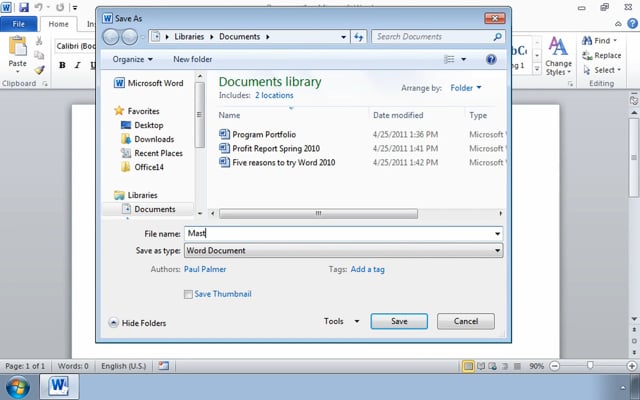 Microsoft Word 2010: Managing Document Versions | Microsoft Word Videos