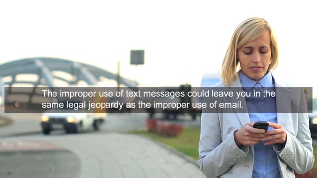 Legal E-Mail And Text Messaging At Work - eLeaP®