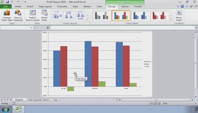 Microsoft Excel 2010: Presenting Data Using Charts - eLeaP