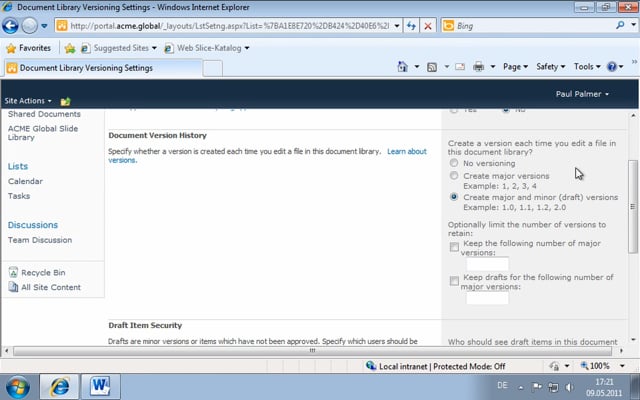 Microsoft Word 2010: Managing Document Versions | Microsoft Word Videos