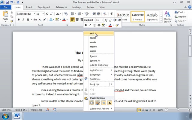 Microsoft Word 2010: Proofing a Word Document | Microsoft Word Videos Microsoft Word 2010: Proofing a Word Document | Microsoft Word Videos